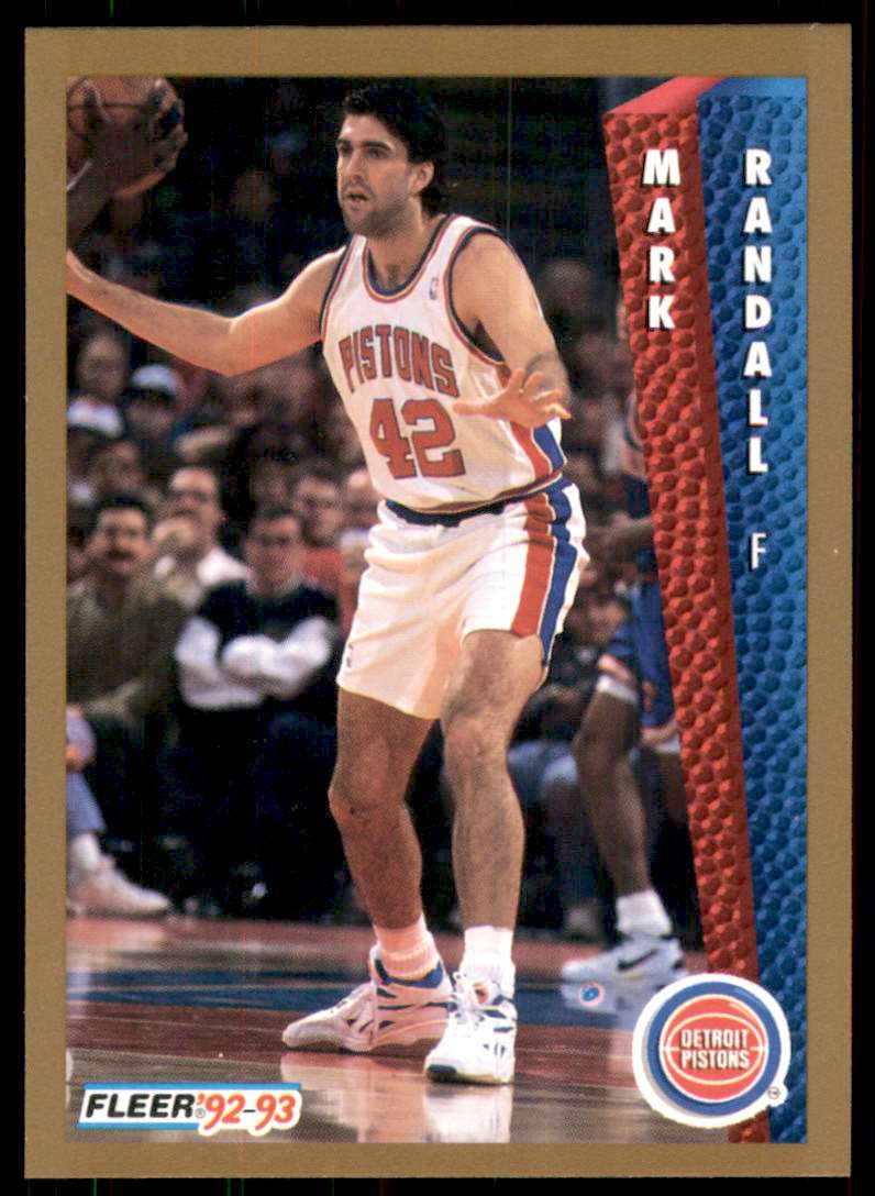 1992 Fleer #336 Mark Randall Value Basketball | Collectibles.com
