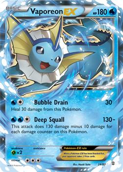Vaporeon ex Trading Cards: Values, Rookies & Hot Deals | Cardbase