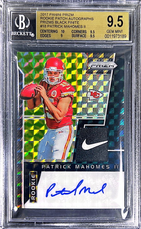 Top 10 Most Expensive Patrick Mahomes Rookie Cards | Cardbase