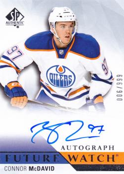 2015 SP Authentic #226 FWA / AU / RC Connor McDavid Value Hockey ...