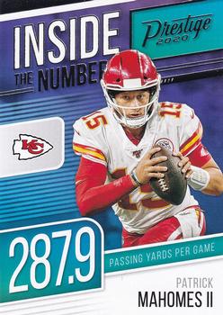 2020 Panini Prestige Inside the Numbers #IN-PM Patrick Mahomes Value ...