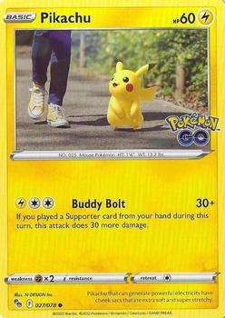 2022 Pokemon Go 027/078 Pikachu Value null | Collectibles.com