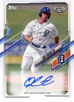 2021 Topps Pro Debut Autographs #PD-119 AU Colt Keith Value Baseball ...