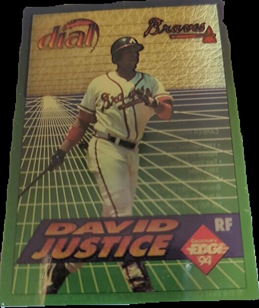 1994 Collector's Edge Dial Soap Dave Justice Baseball Cards: Value ...