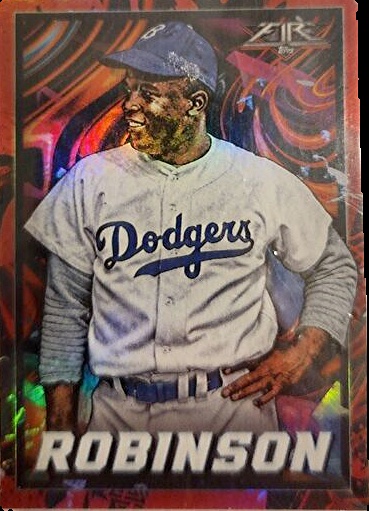 2022 Topps Fire Flame #174 Jackie Robinson Value Baseball ...