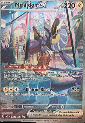 2023 Pokemon Scarlet & Violet 244/198 Miraidon ex Value null ...