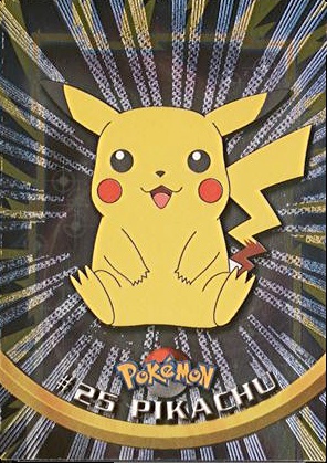1999 Topps Pokemon TV Animation Edition Series 1 25 Pikachu Value null | Collectibles.com
