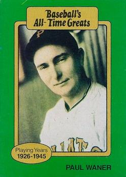 Paul Waner Trading Cards: Values, Rookies & Hot Deals | Cardbase