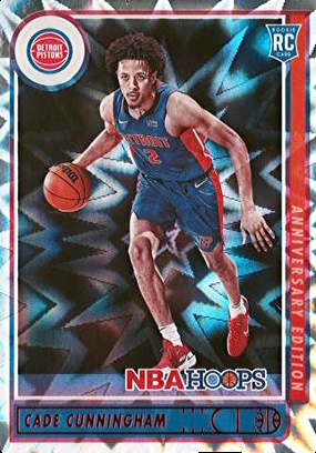 2021 Hoops Anniversary Edition #201 Cade Cunningham Value Basketball ...