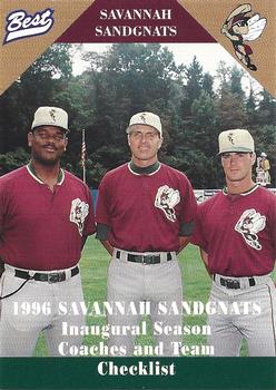 1996 Best Savannah Sand Gnats Baseball Cards: Value, Trading & Hot ...
