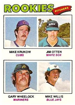 1977 Topps #493 RC 1977 Rookie Pitchers (Mike Krukow / Jim Otten / Gary ...
