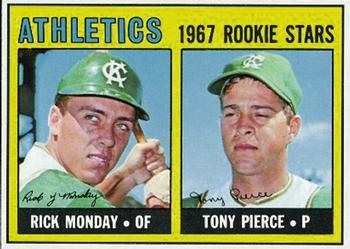 1967 Topps #542 RC / DP / RS / Athletics 1967 Rookie Stars (Rick Monday ...