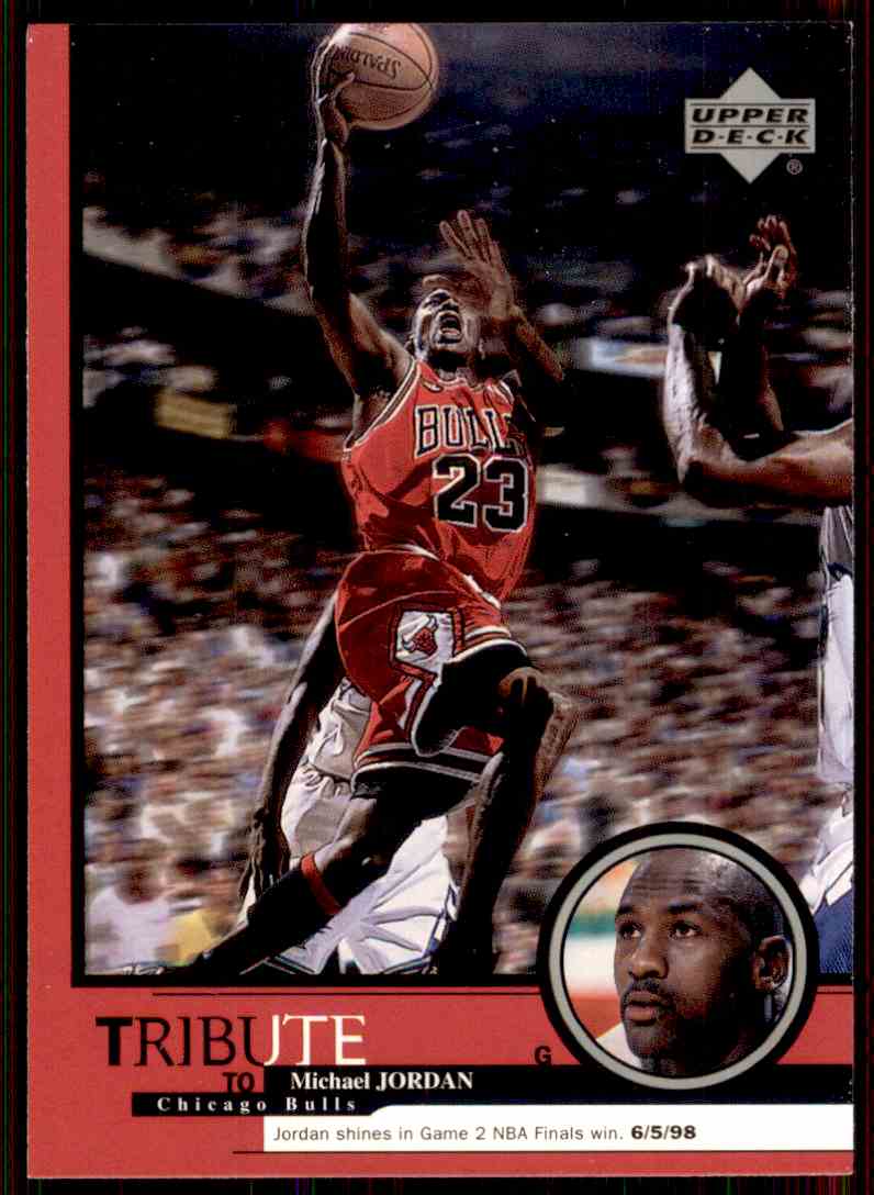 1998 Upper Deck Michael Jordan Career Collection #27 Michael Jordan ...