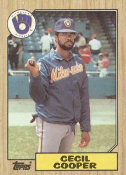 1987 Topps #10 Cecil Cooper Value null | Collectibles.com