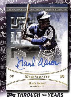 2021 Topps Through the Years #TTY-15 Hank Aaron Value null ...