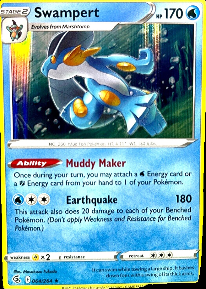 Swampert Trading Cards: Values, Rookies & Hot Deals | Cardbase