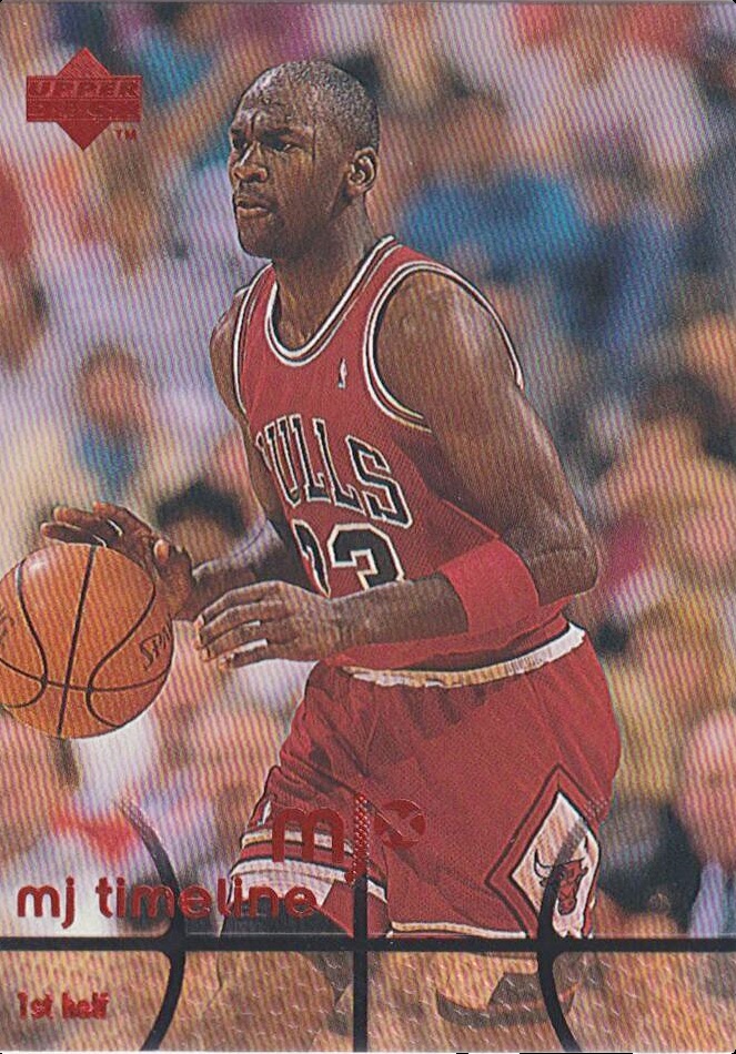 1998 Upper Deck Michael Jordan Career Collection #41 Michael Jordan ...