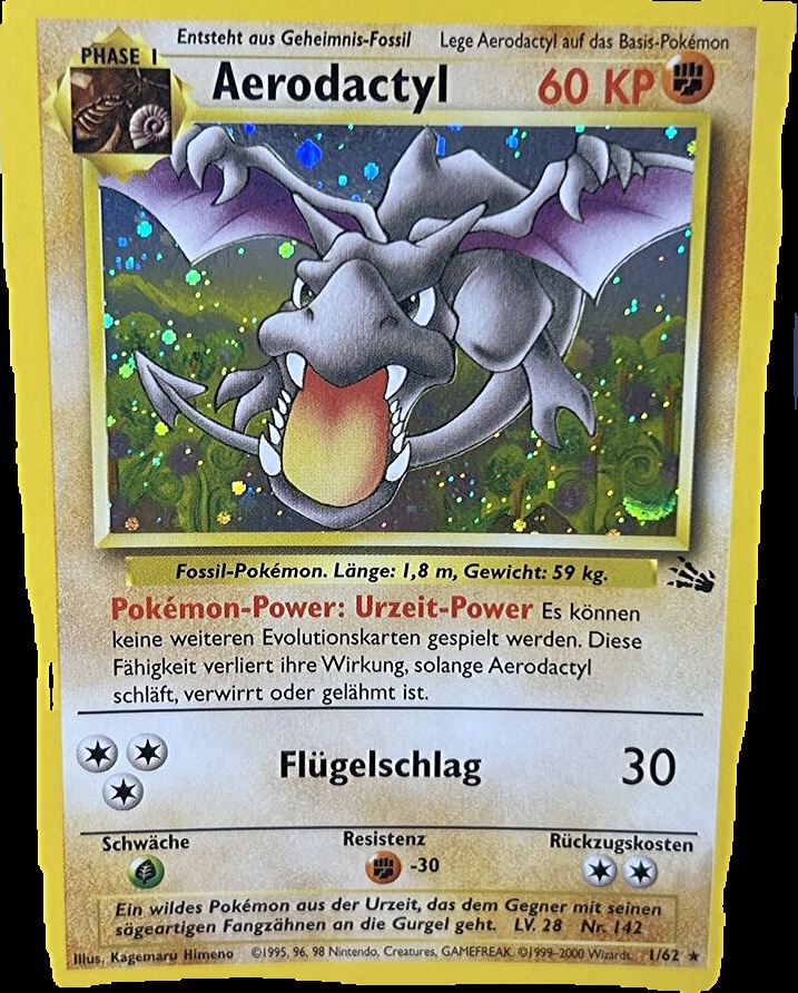 1999 Pokemon Fossil German Cards: Value, Trading & Hot Deals | Cardbase