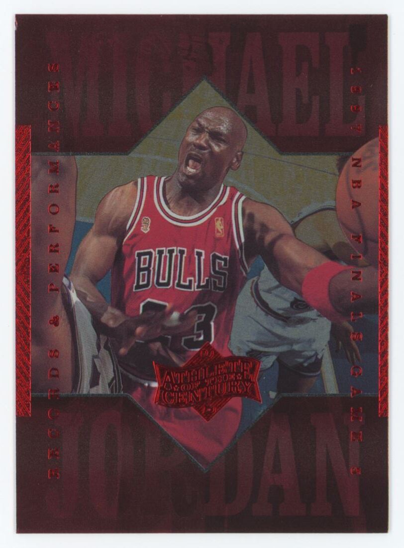 1999 Upper Deck Michael Jordan Athlete of the Century #80 Michael ...