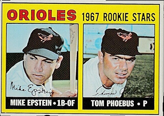 1967 Topps #204 Mike Epstein / Tom Phoebus Value null | Collectibles.com