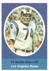 1972 Sunoco Stamps #NNO Merlin Olsen Value Football | Collectibles.com