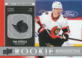 2021 Upper Deck Rookie Retrospective #RR-17 Tim Stutzle Value Hockey ...