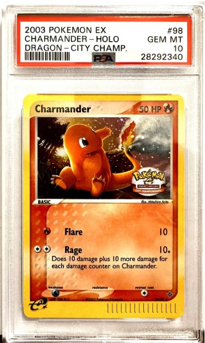 Original Charmander Pokemon Card