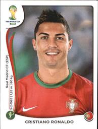 2014 Panini FIFA World Cup Brazil Stickers #523 Cristiano Ronaldo Value ...