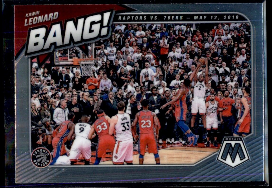 2020 Panini Mosaic Bang! Mosaic #8 Kawhi Leonard Value Basketball ...