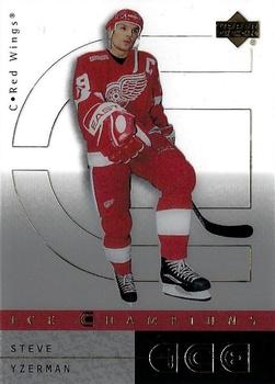 2000 Upper Deck Ice Ice Champions #IC3 Steve Yzerman Value Hockey ...