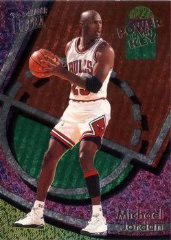 1993 Ultra Power in the Key #2 Michael Jordan Value Basketball ...