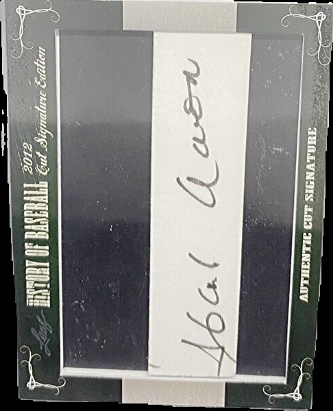 2012 Leaf Cut Signature History of Baseball Cards: Value, Trading & Hot ...