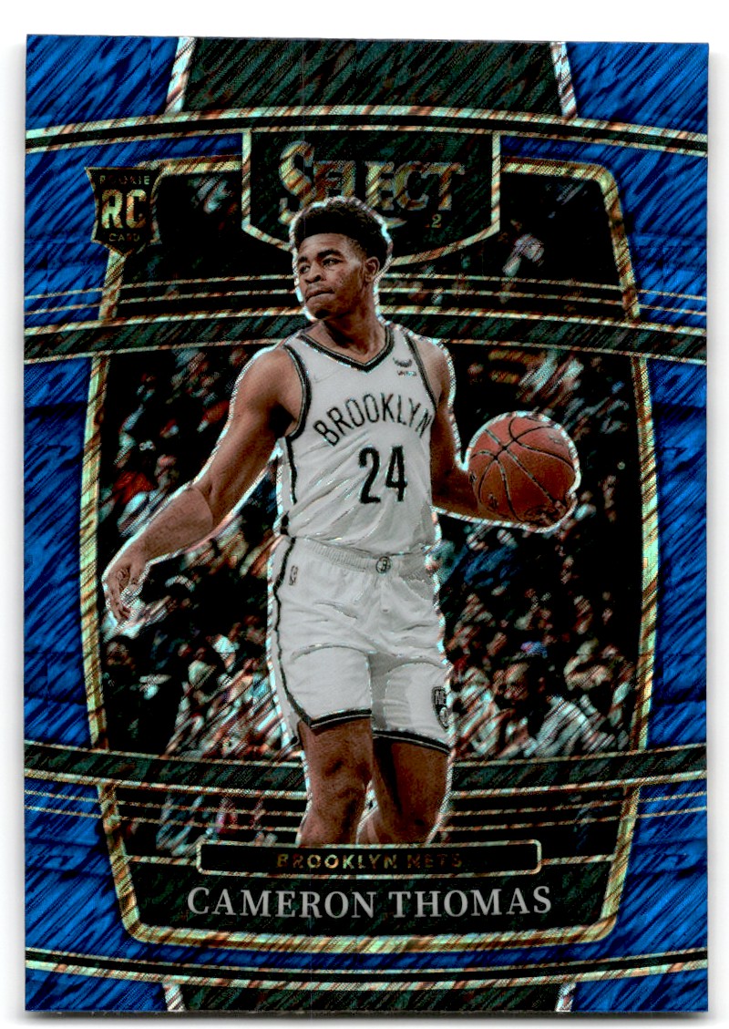 2021 Panini Select Blue Shimmer Prizms #21 Cameron Thomas Value null ...