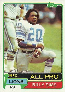 1981 Topps #100 AP / RC Billy Sims Value null | Collectibles.com