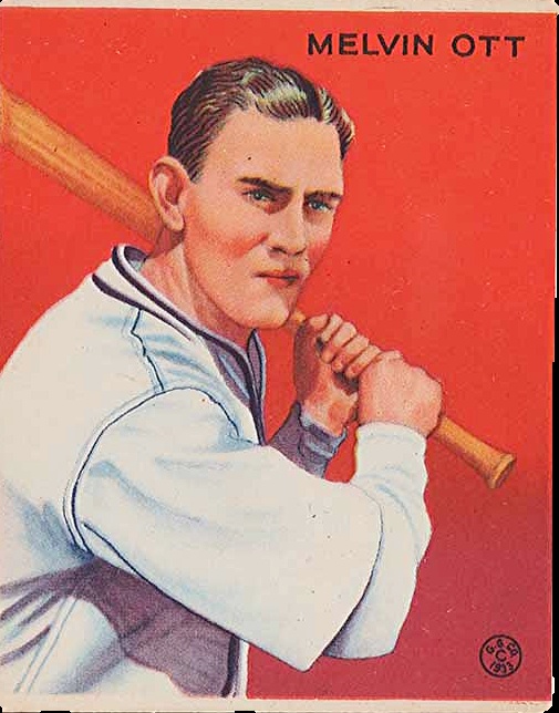 1933 Goudey #207 Mel Ott Value null | Collectibles.com