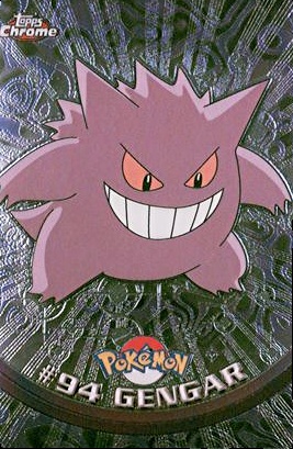 2000 Topps Pokemon Chrome Series 2 94 Gengar Value null | Collectibles.com